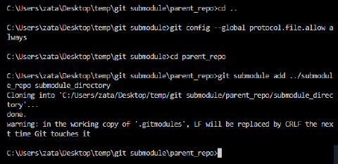 git-submodule-子模块