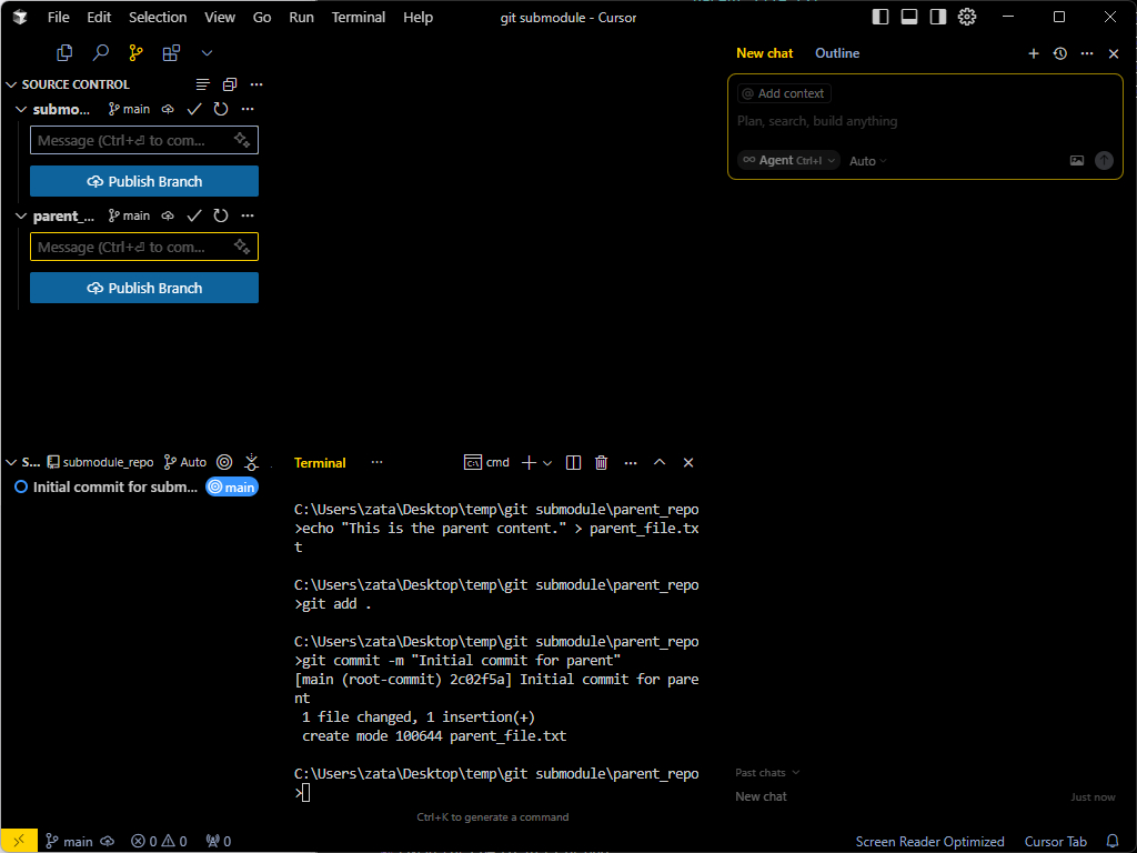 git-submodule-子模块