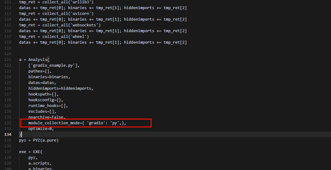 Pyinstaller-打包gradio项目
