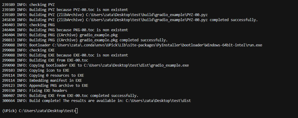 Pyinstaller-打包gradio项目