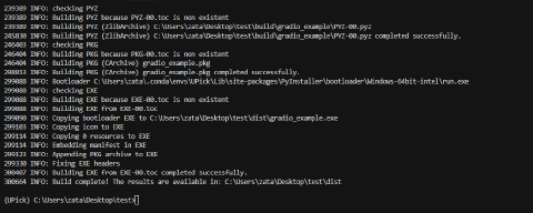 Pyinstaller-打包gradio项目